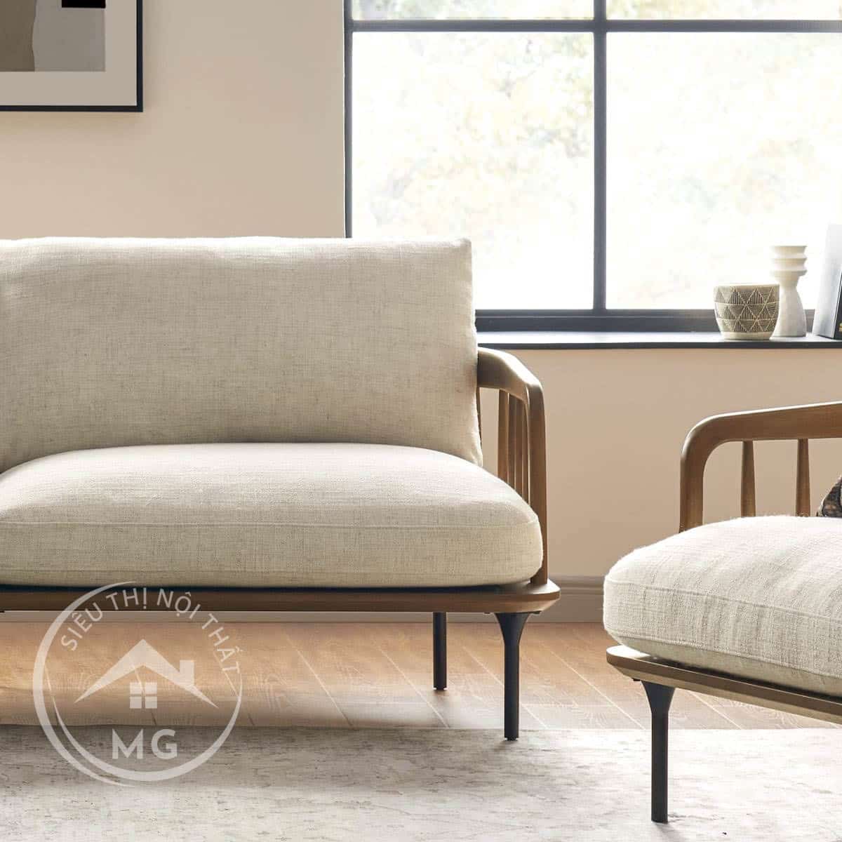 SF-G08 Sofa Joyce - Nội Thất Gỗ Mây
